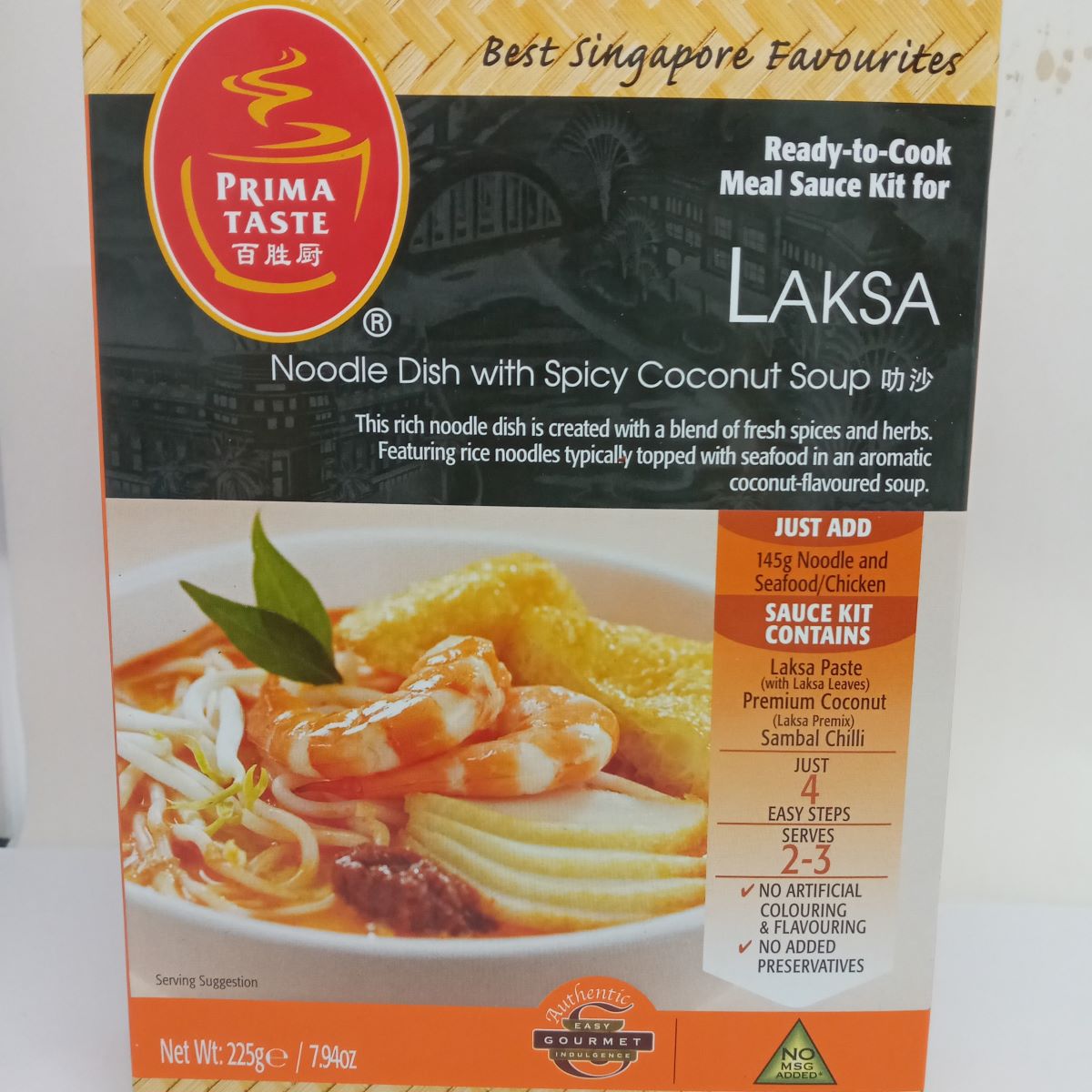 SAUCE LAKSA SINGAPOUR KIT 8/225g PRIMA TASTE singapore laksaFR*R4.23 ...